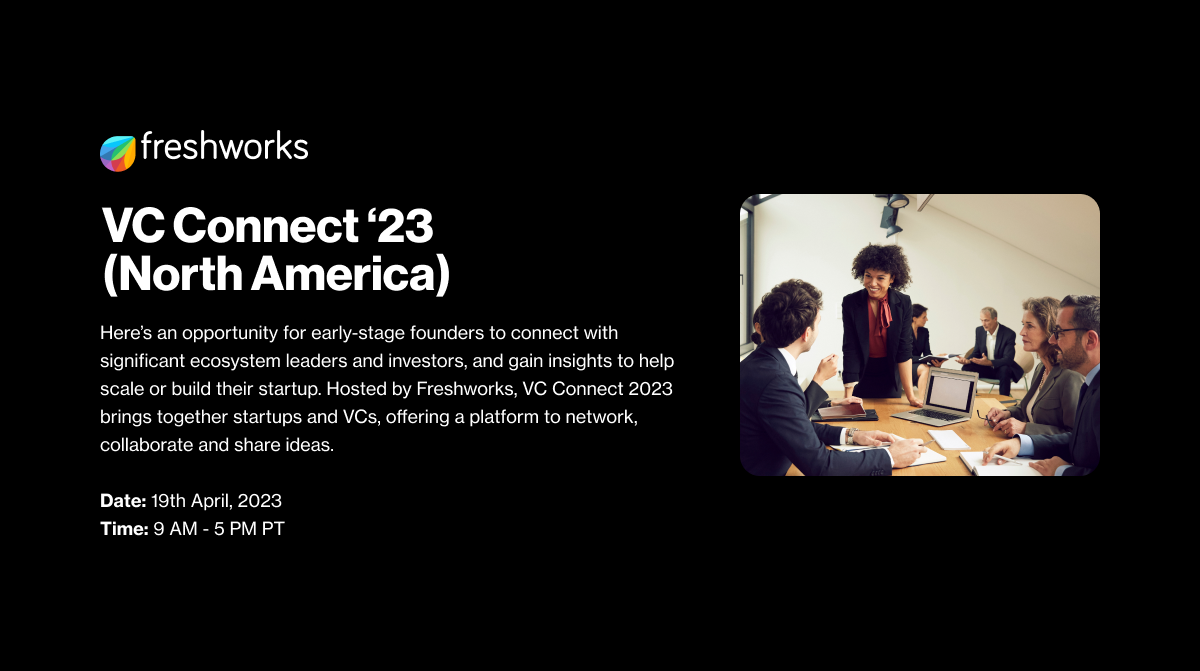 VC Connect North America April 19, 2023 | Freshworks