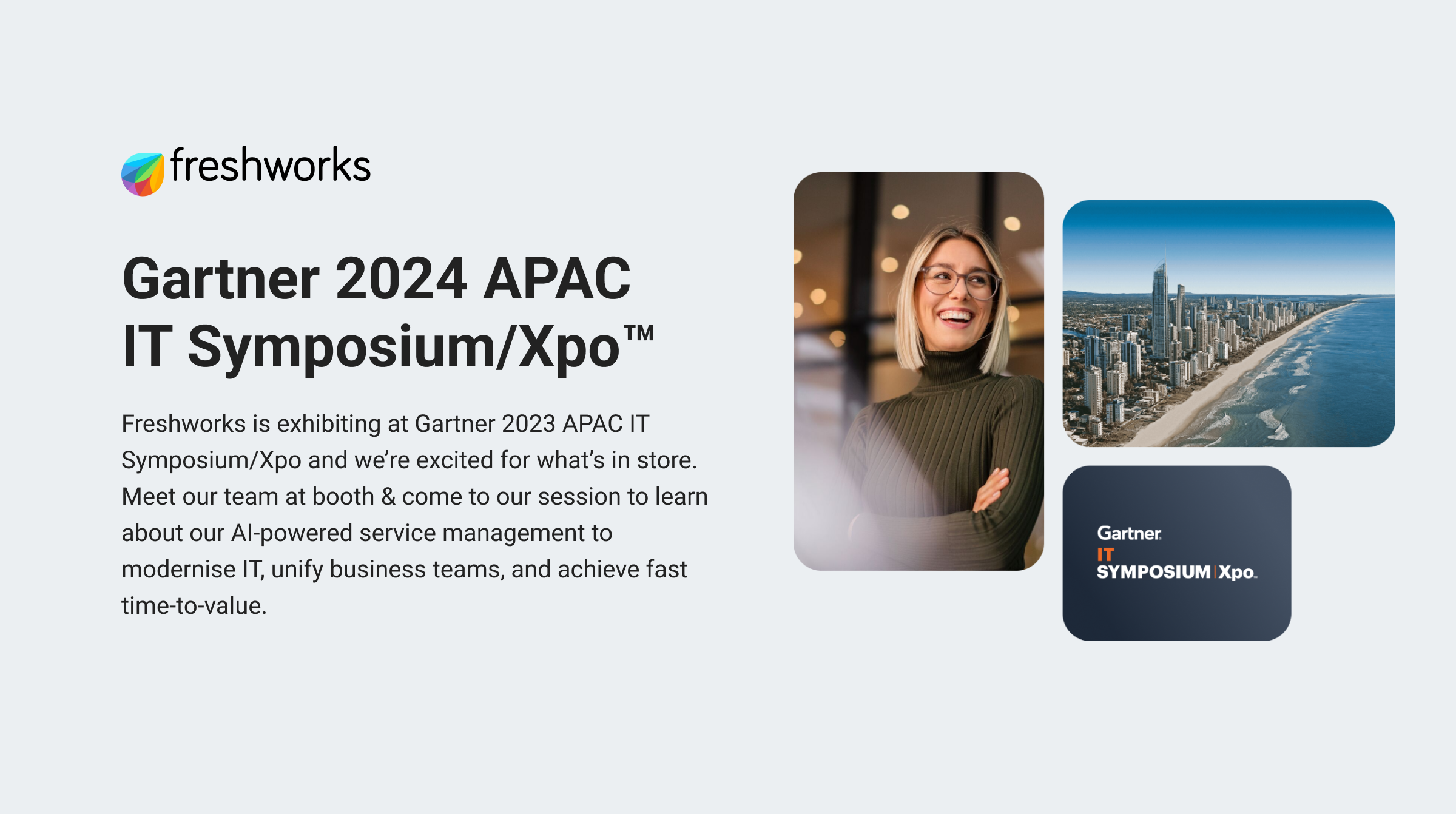 Gartner 2023 APAC IT Symposium/Xpo™ | Freshworks